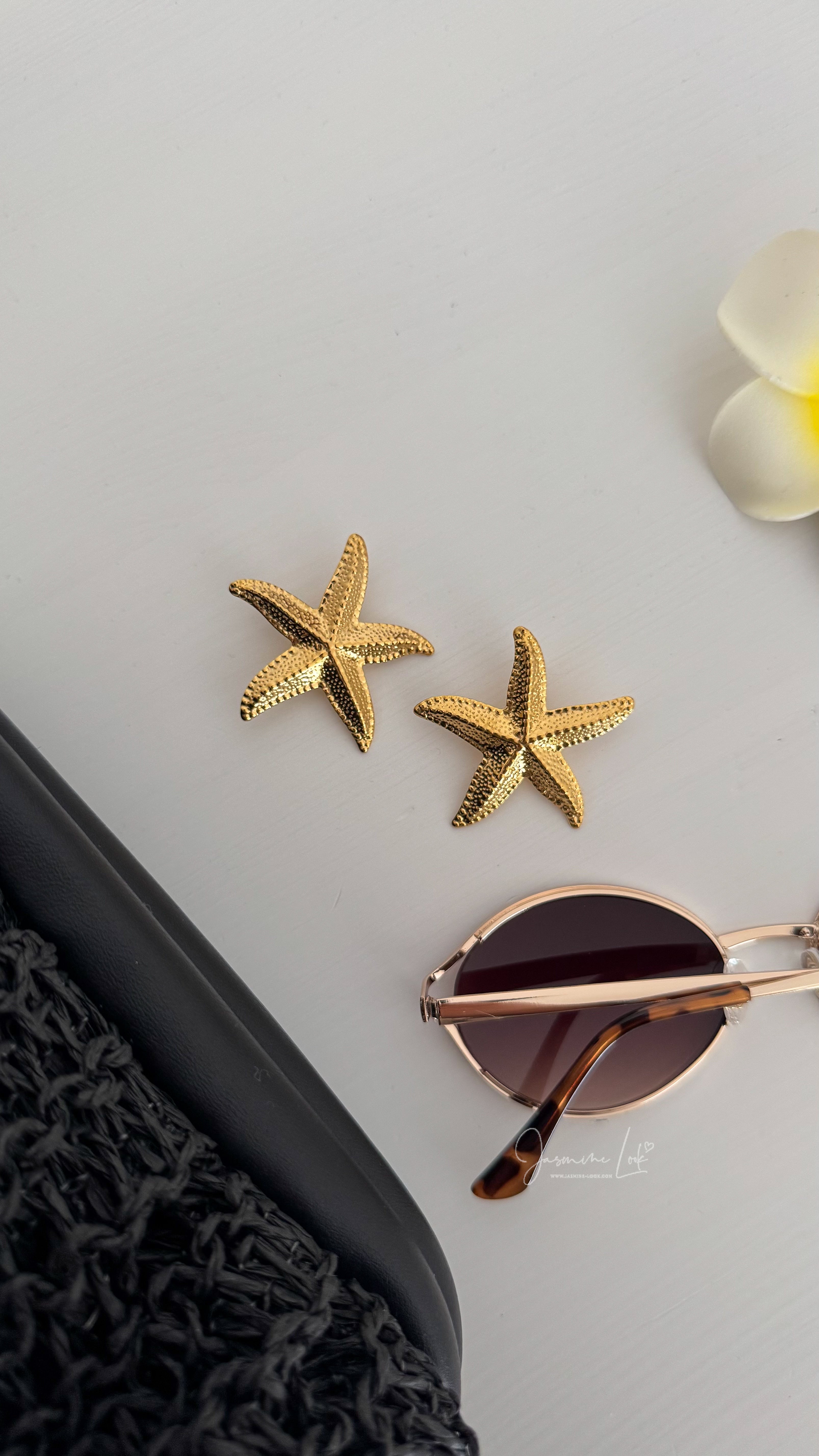Boucle d’oreille étoile de mer – jasminelook
